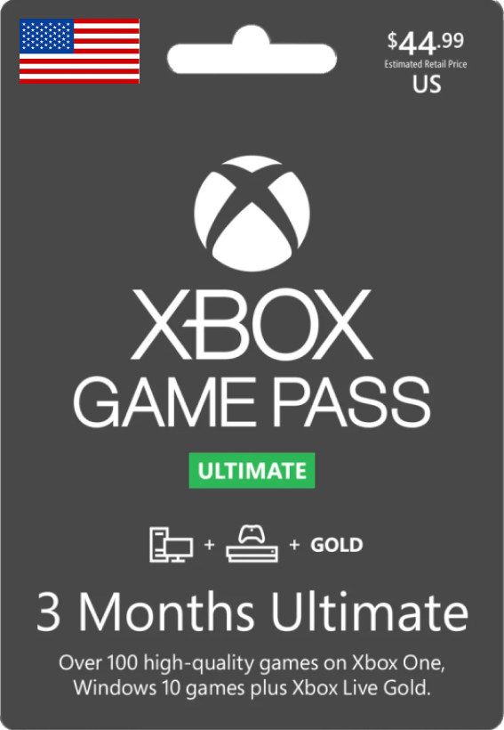 Карты оплаты, подарочные карты Xbox Game Pass